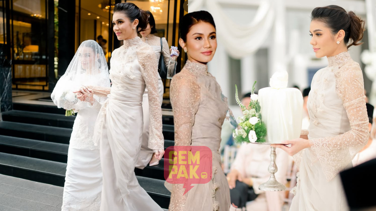Kecantikan Mimi Lana Jadi ‘Bridesmaid’ Di Majlis Pernikahan Eyka Farhana Curi Tumpuan - “Seri ...