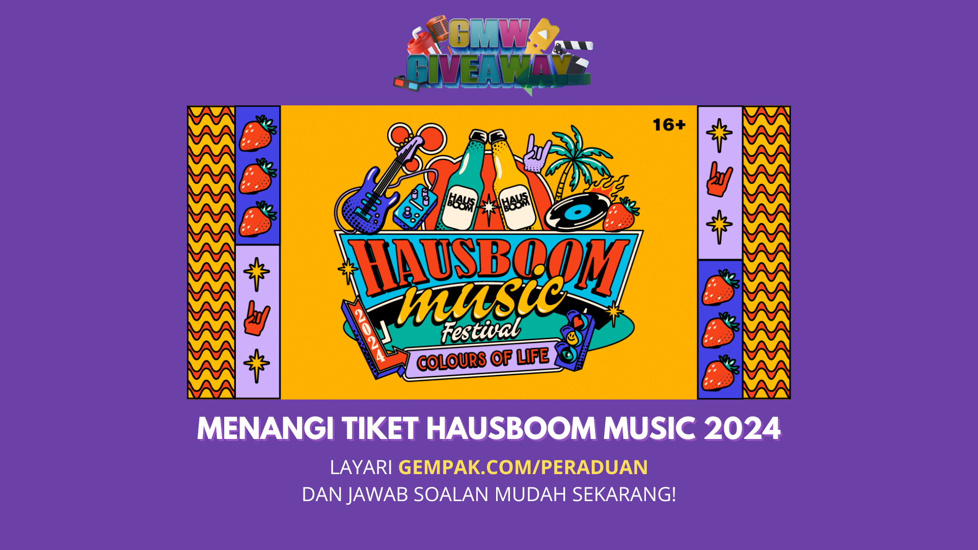 GMW Giveaway: Hausboom Music Festival 2024 | Gempak