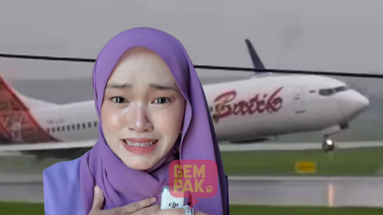 ‘Influencer’ Keyna Azami Menangis Kongsi Detik Cemas Dalam Pesawat Hampir Tergelincir Di ...