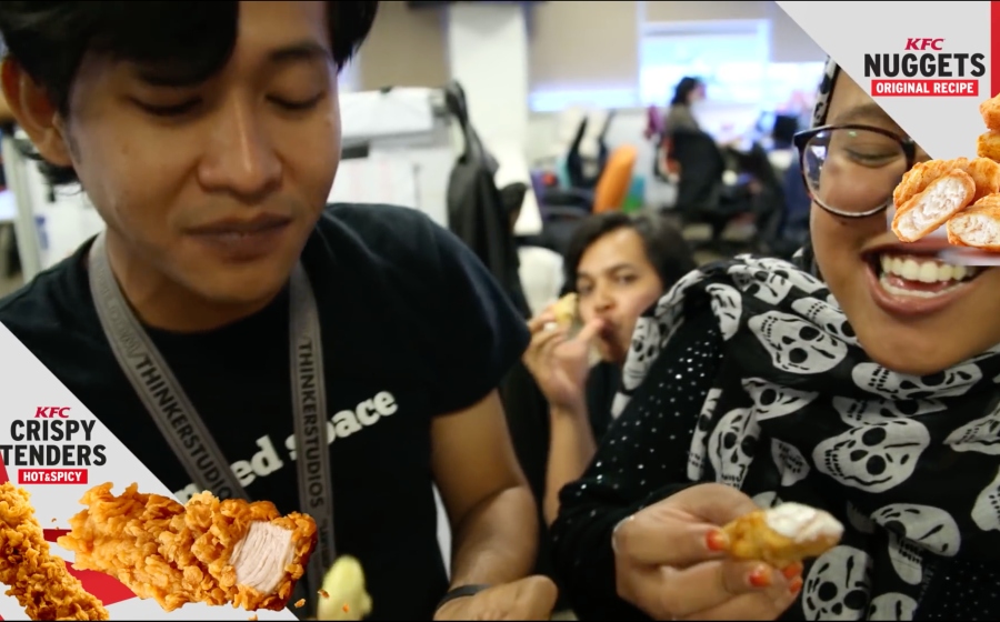 Life At Thinker Dengan KFC Real Deal Challenge, Siapa Paling Berani ...