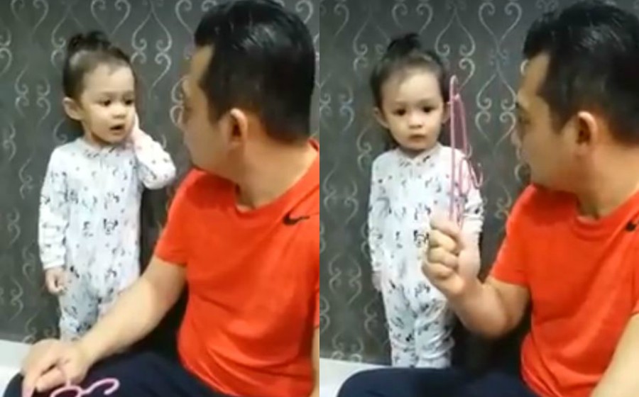 Video Anak Kecil Menjawab Ketika Dimarahi Bapa Catat Lebih Sejuta Tontonan | Gempak