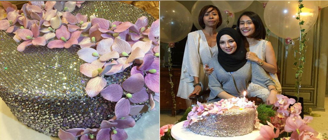 Kek Hari Lahir Ke-27 Neelofa Berharga RM6 Ribu | Gempak