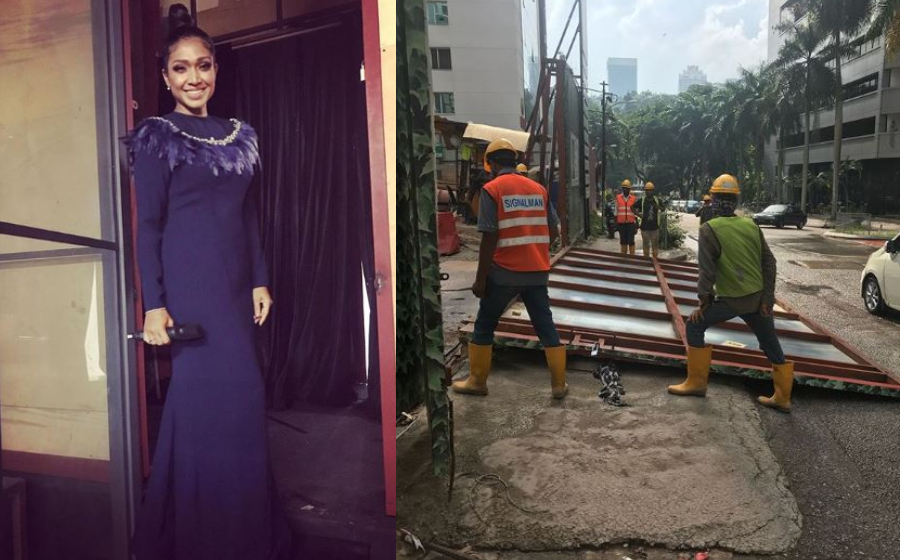 "Pintu Besar Yang Berat Tumbang Di Atas Jalan, Betul-Betul Depan Saya ...