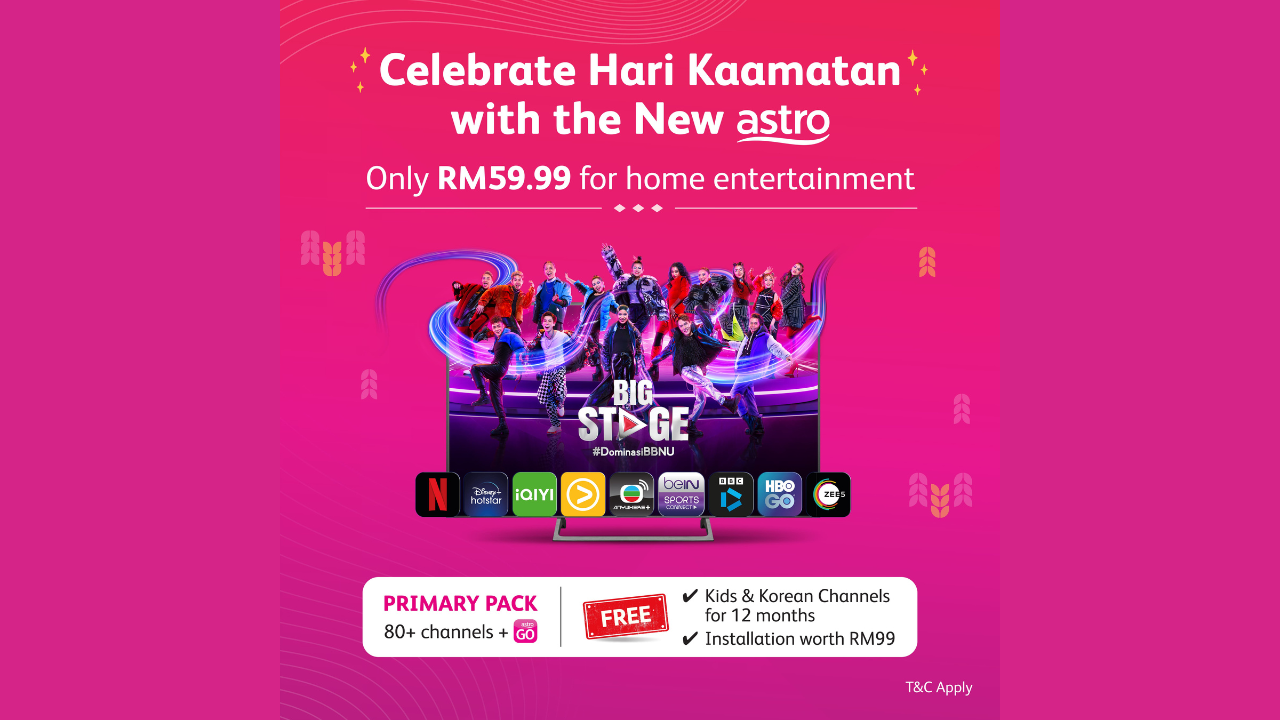 Free Korean and Kids Channels from Astro during Pesta Kaamatan