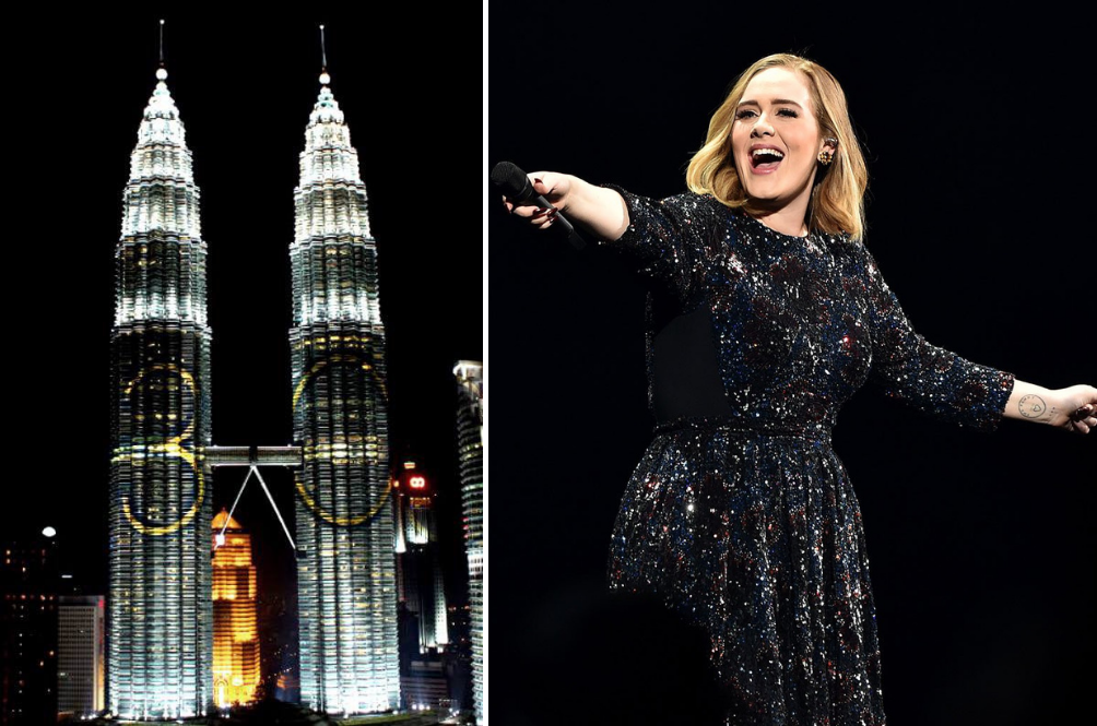 Adele Could Be Behind The Mysterious '30' Projection On The Petronas ...