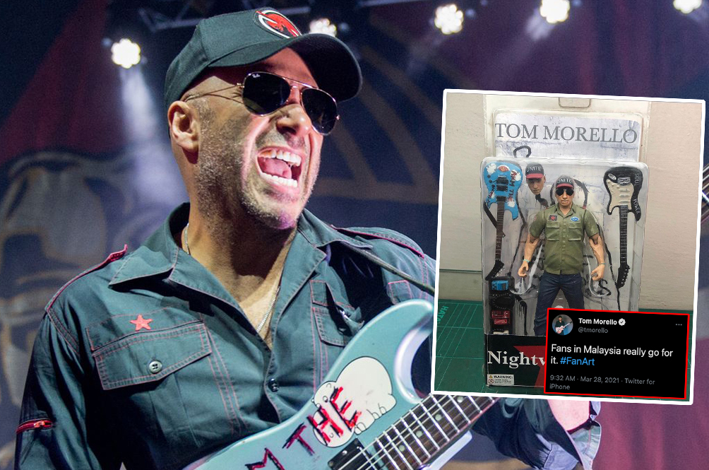 Legendary Rocker Tom Morello Gives M'sian Fan A Shout Out After ...