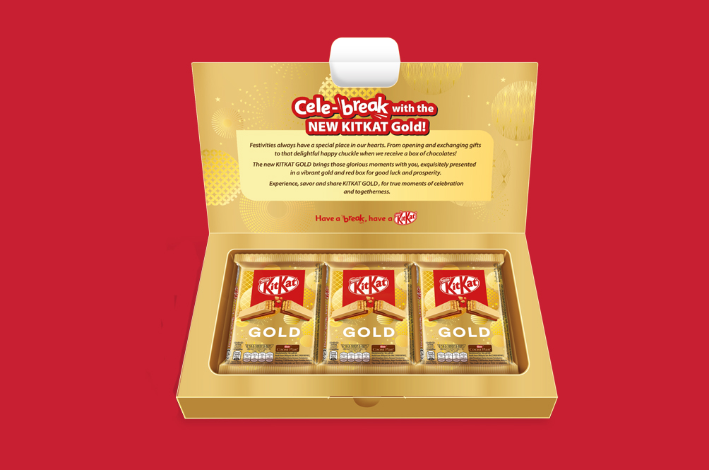 KitKat Celebrates The Upcoming Chinese New Year With A Gold Bar. No ...