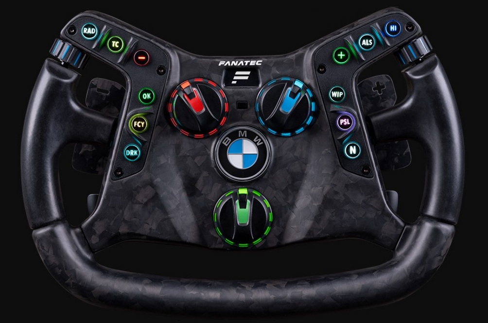 A Racecar Steering Wheel For Sim Racing Or A Sim Racing Wheel For A ...