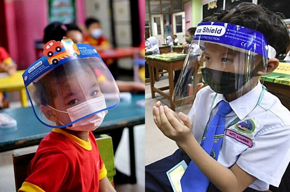 MOH: Students Under 12 Years Old Can Now Wear Only Face Shields To ...