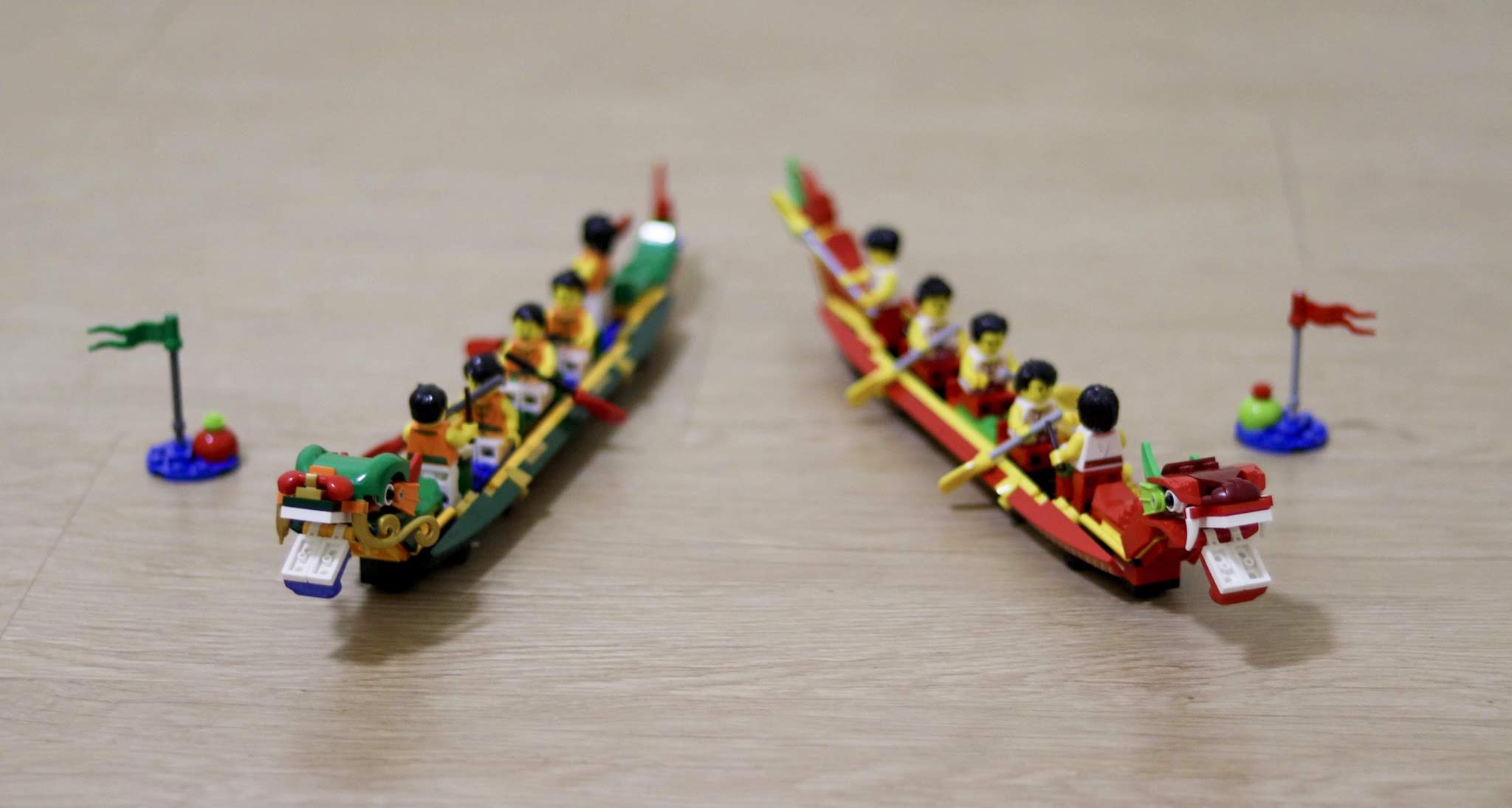 We Built The Limited Edition Lego Dragon Boat Race Set | Gempak