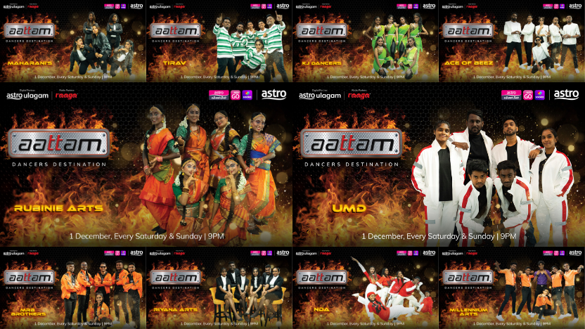 Aattam 2024 Reveals Its 22 Teams: Who Will Take the Crown? | Astro Ulagam