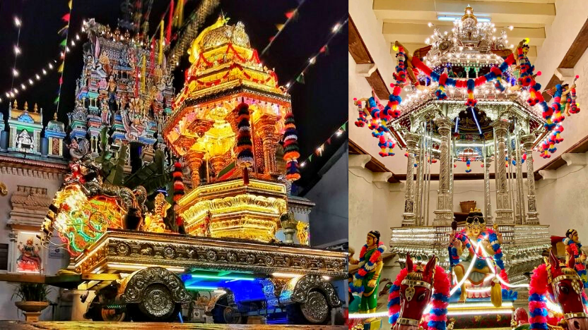 The Golden & Silver Chariots of Thaipusam 2023 | Astro Ulagam