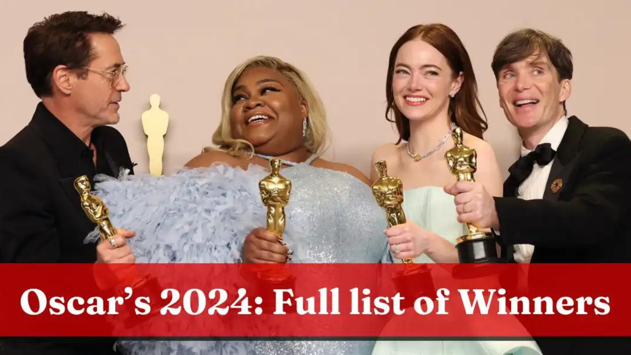 Pinnacle of Cinema: Full List of Winners at the 96th Academy Awards ...