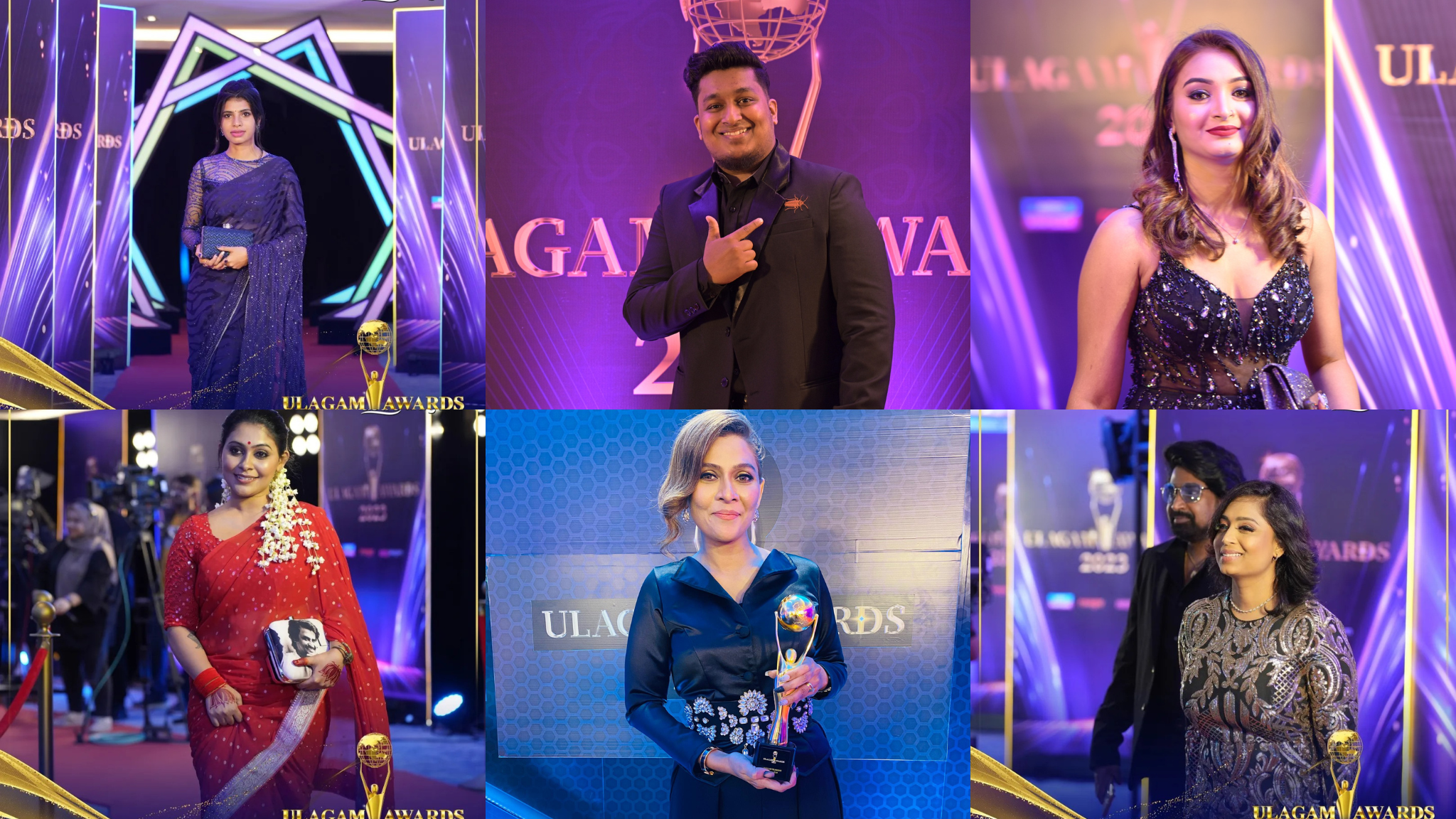 The Glamorous Red Carpet Looks at Ulagam Awards 2023 | Astro Ulagam