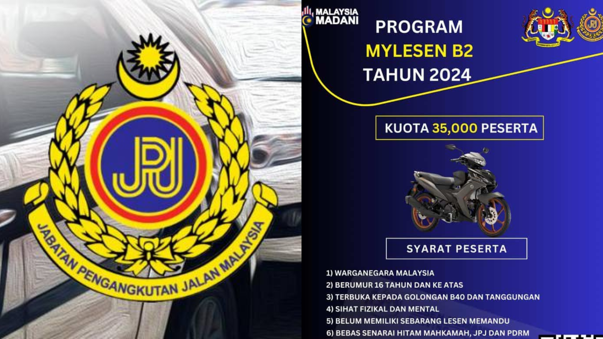 Government Opens 2024 Free Driving Licence Application (MyLesen) To B40 ...