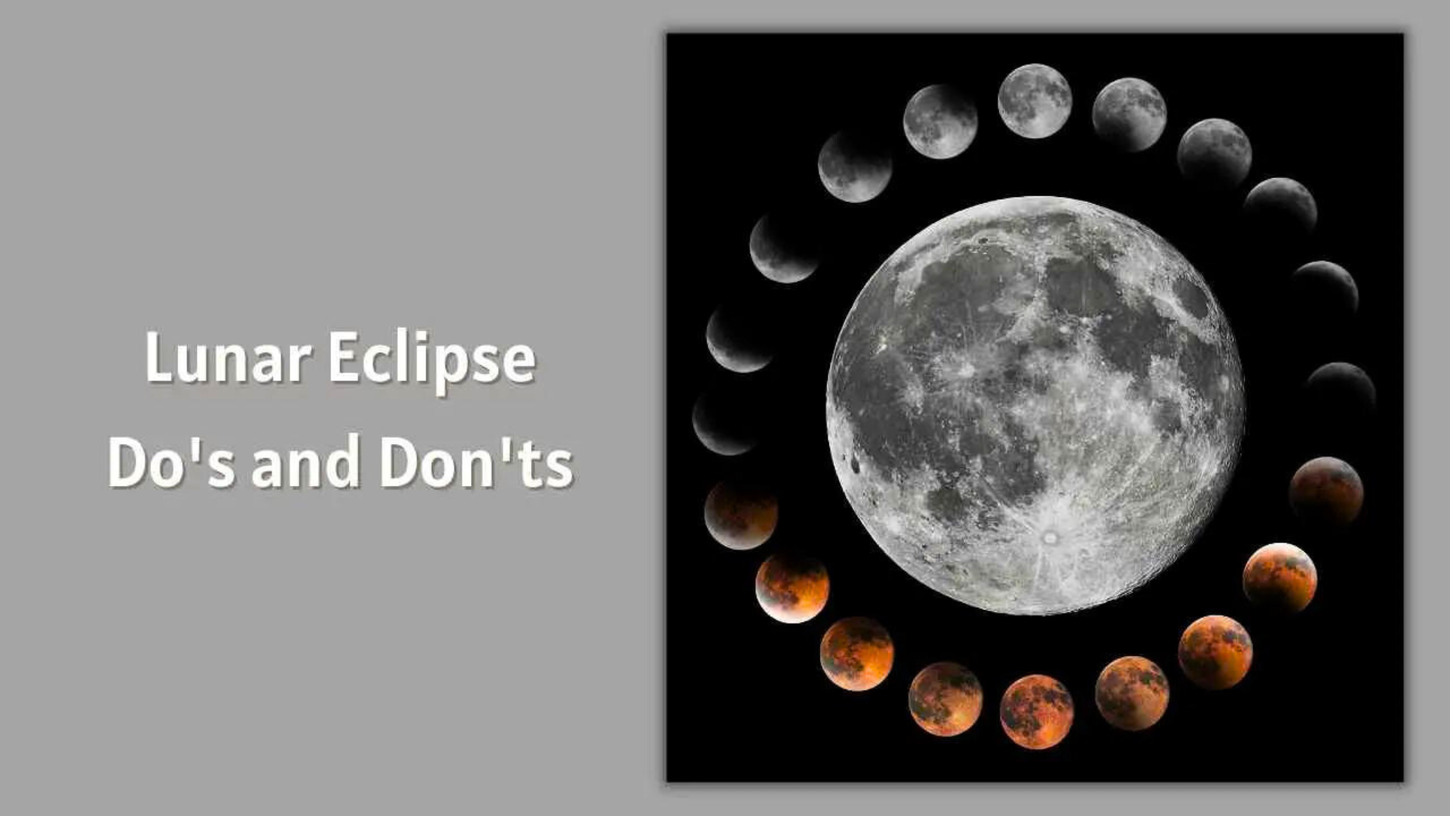 Observing the Lunar Eclipse 2023: Guidelines and Practices | Astro Ulagam