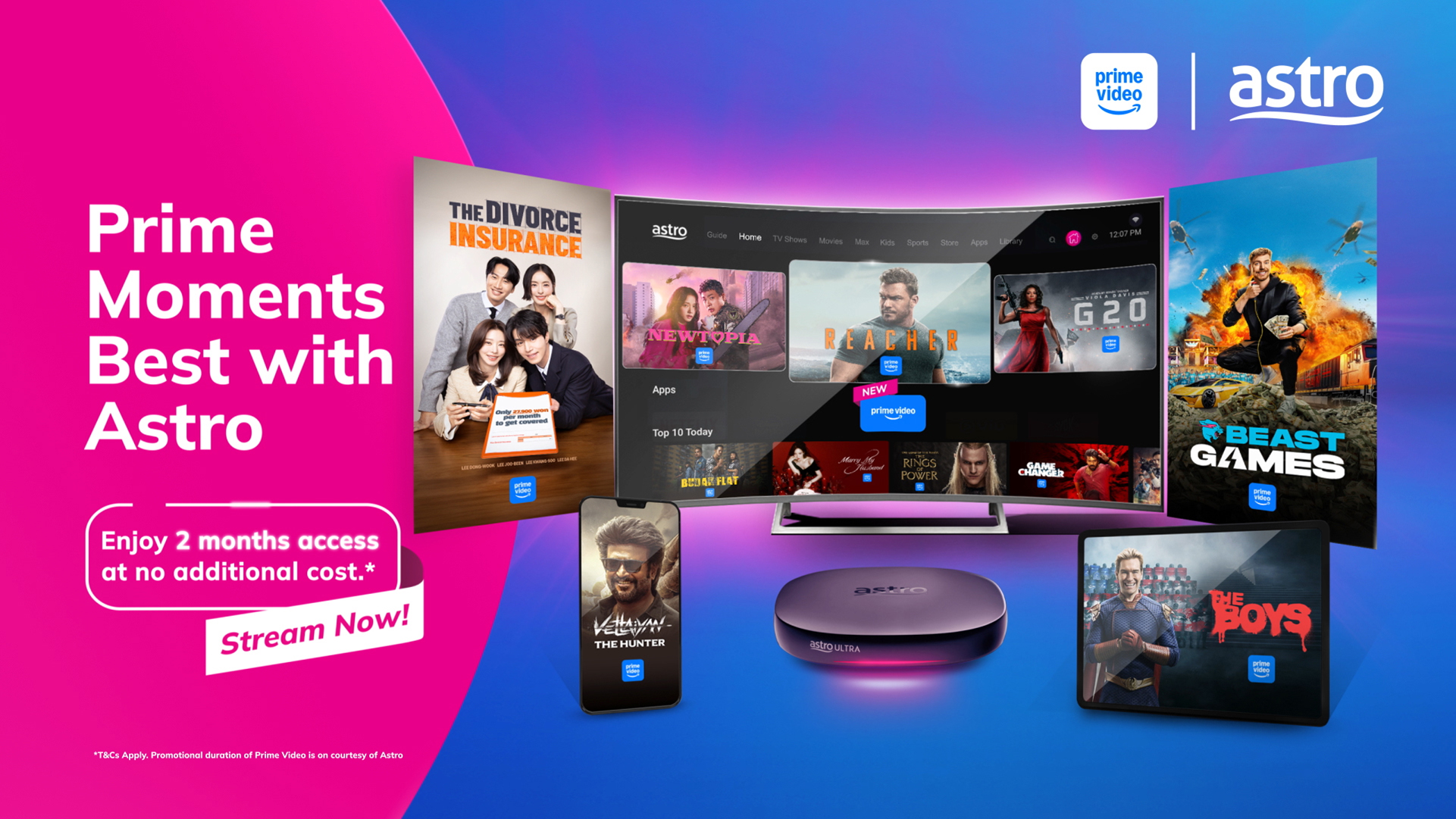 Prime Video is Now Available on Astro’s Ultra and Ulti Box | Astro Ulagam