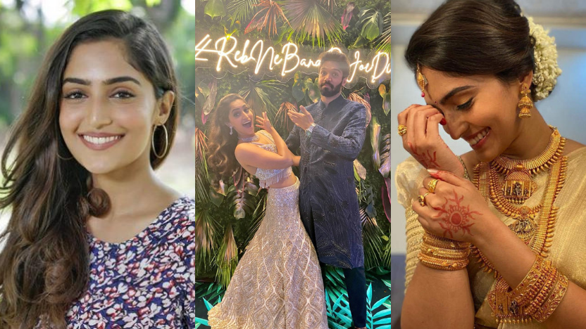 'Bigil' Actress Reba Monica Gets Married to the Love of Her Life ...