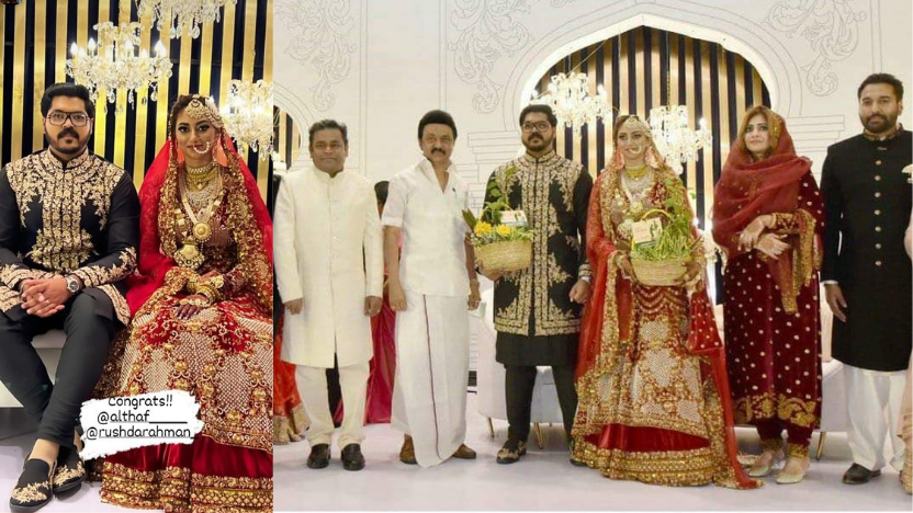 Actor Rahman's Daughter Gets Married; AR Rahman Attends with Family ...
