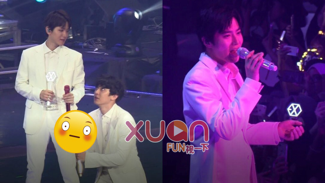 【EXO巡演大马站】灿白CP上演“千年杀”！ | XUAN