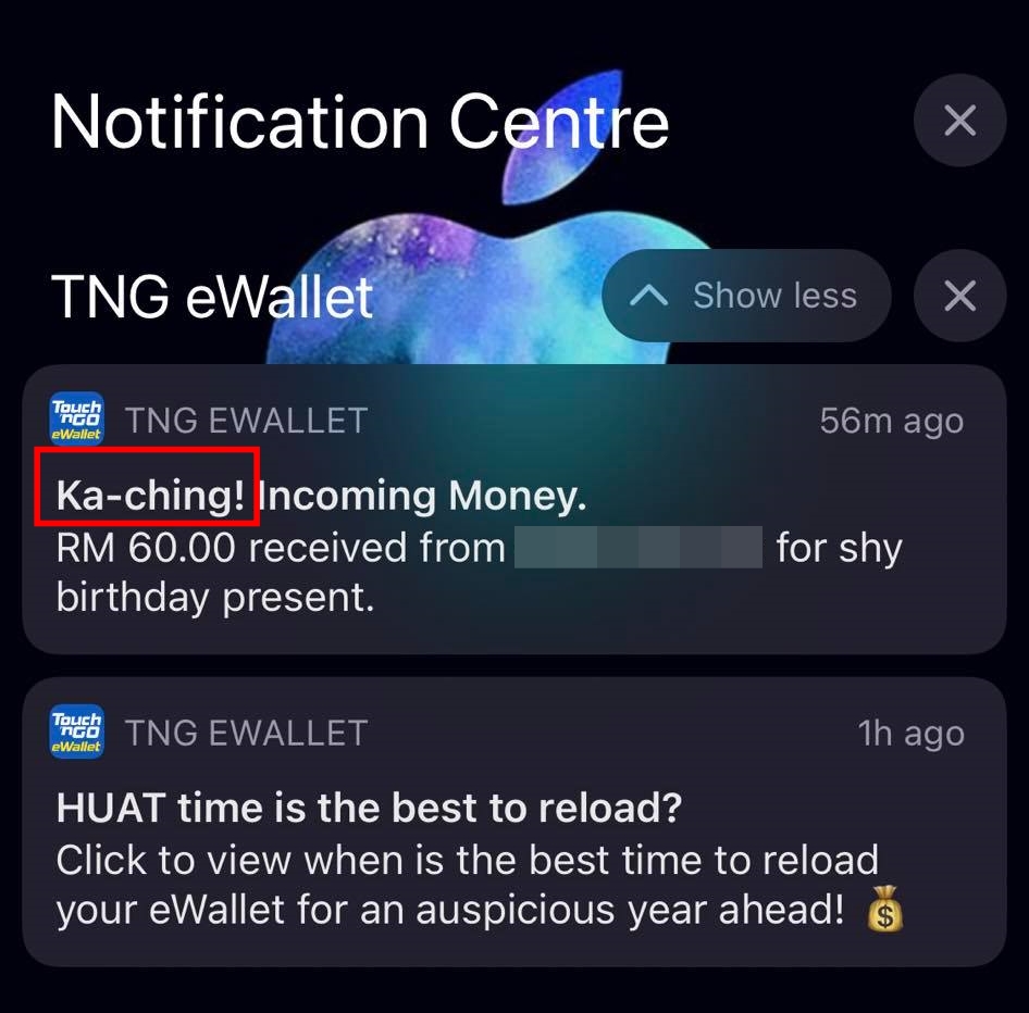 APP | Ka Ching！Touch n Go 转账信息“Ka Ching”是什么意思？ | XUAN