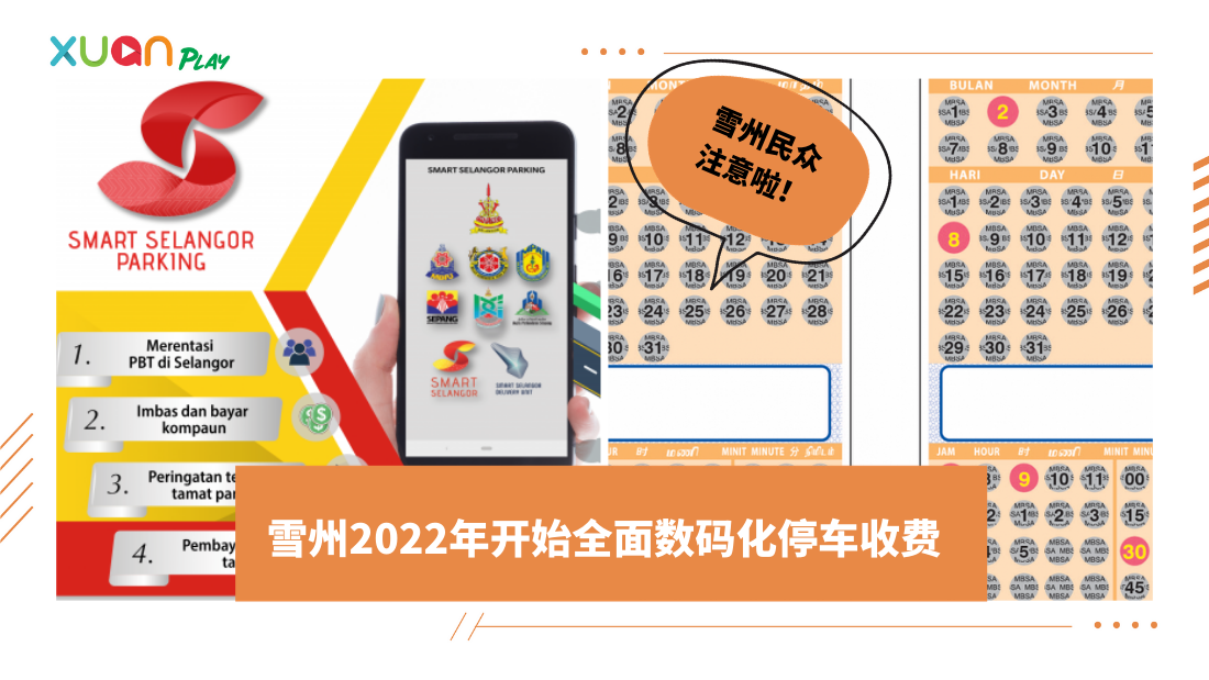 App I 雪州明年起全面使用Smart Selangor Parking App！赶紧把手上的停车固本用完！ | XUAN