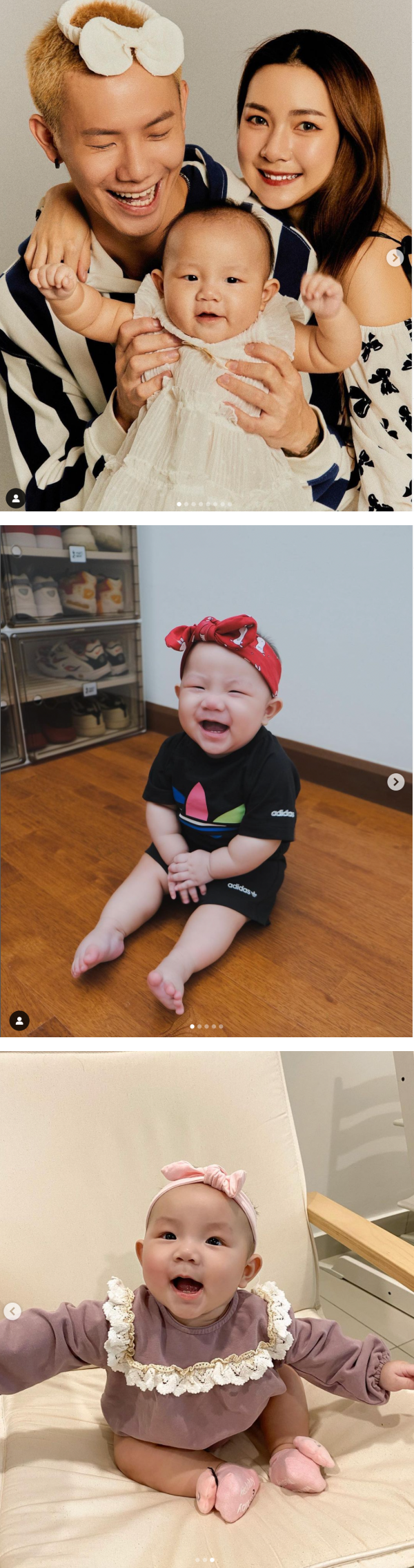 Kid Inn 、Yvonne 8个月女儿与爸爸的童年照完全是饼印！他惊呼：长大后千万不要像我 | XUAN