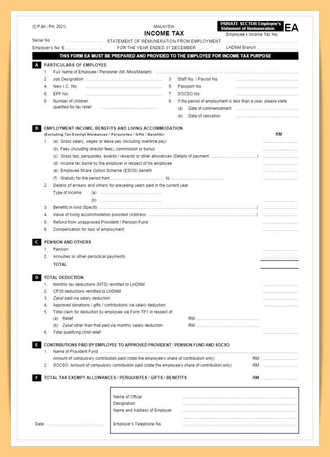 Tips I 上班族看过来！报税前教你看懂EA表格！ | XUAN