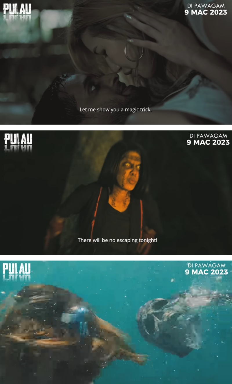 Pui Yi 拍恐怖片《Pulau》！预告片曝光 扑倒男演员身上挑逗 | XUAN