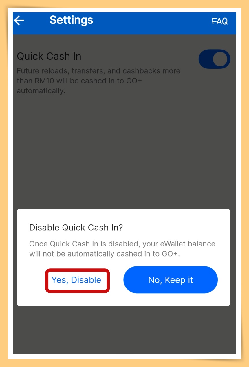 知多点 I TNG充值后钱不是进eWallet Balance？教你6个步骤关掉TA！ | XUAN
