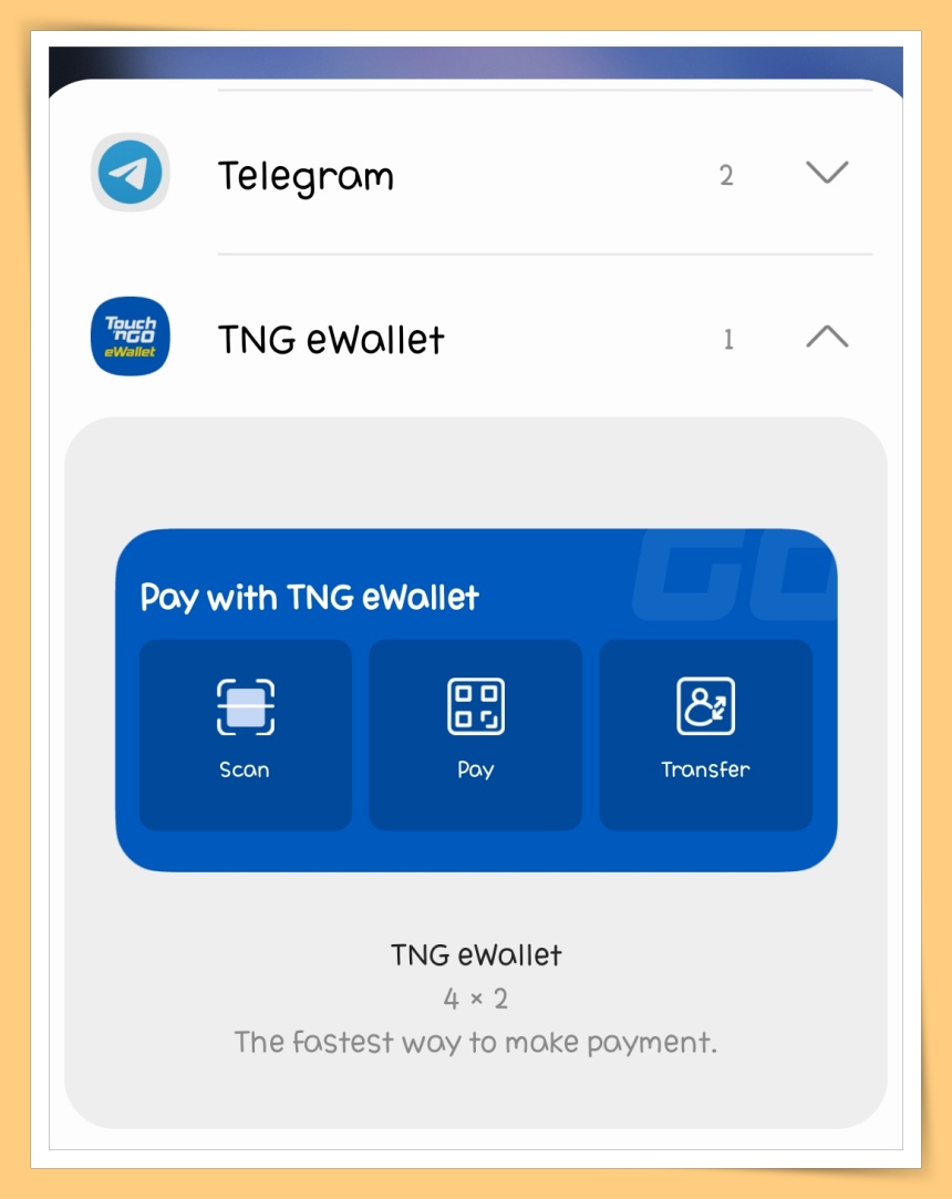 Tips I TNG eWallet小组件太方便了！教你如何设置在手机页面付款或转账！ | XUAN