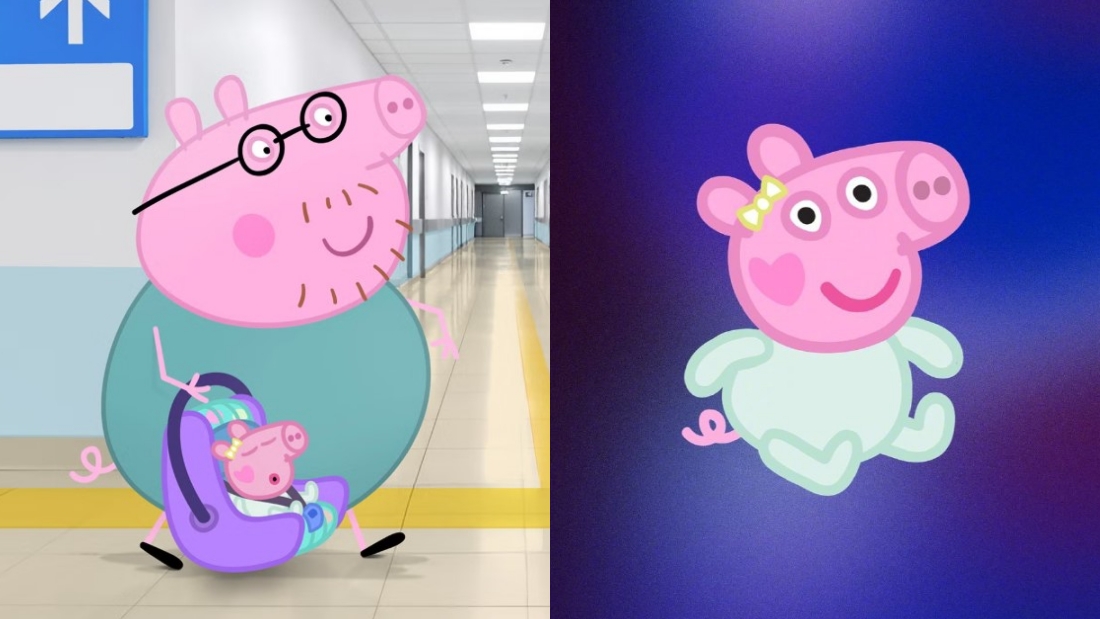 Peppa Pig 再当姐姐！猪妈妈平安诞下第三胎 一家五口合照曝光 | XUAN